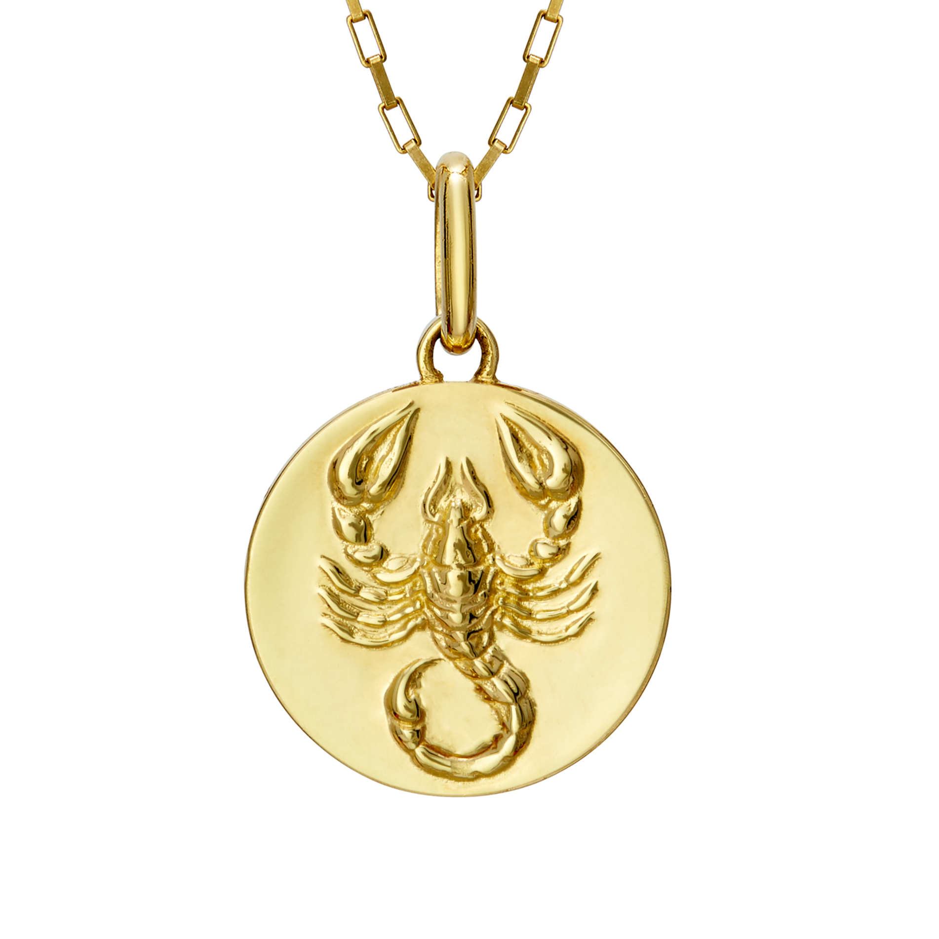Gold Scorpio Necklace
